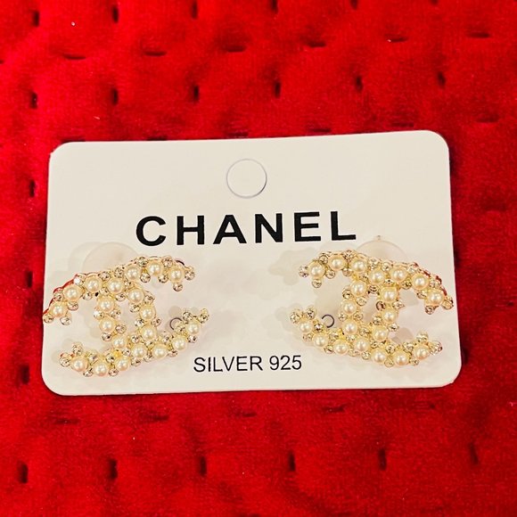 CHANEL | Jewelry | Chanel 8k Gold Plated 925 Silver Costume Luxury ...
